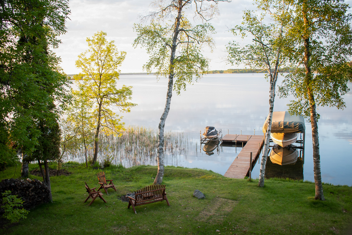 Log Cabin on the Lake – Exterior Ideas Complete with Photos! - Cheryl ...