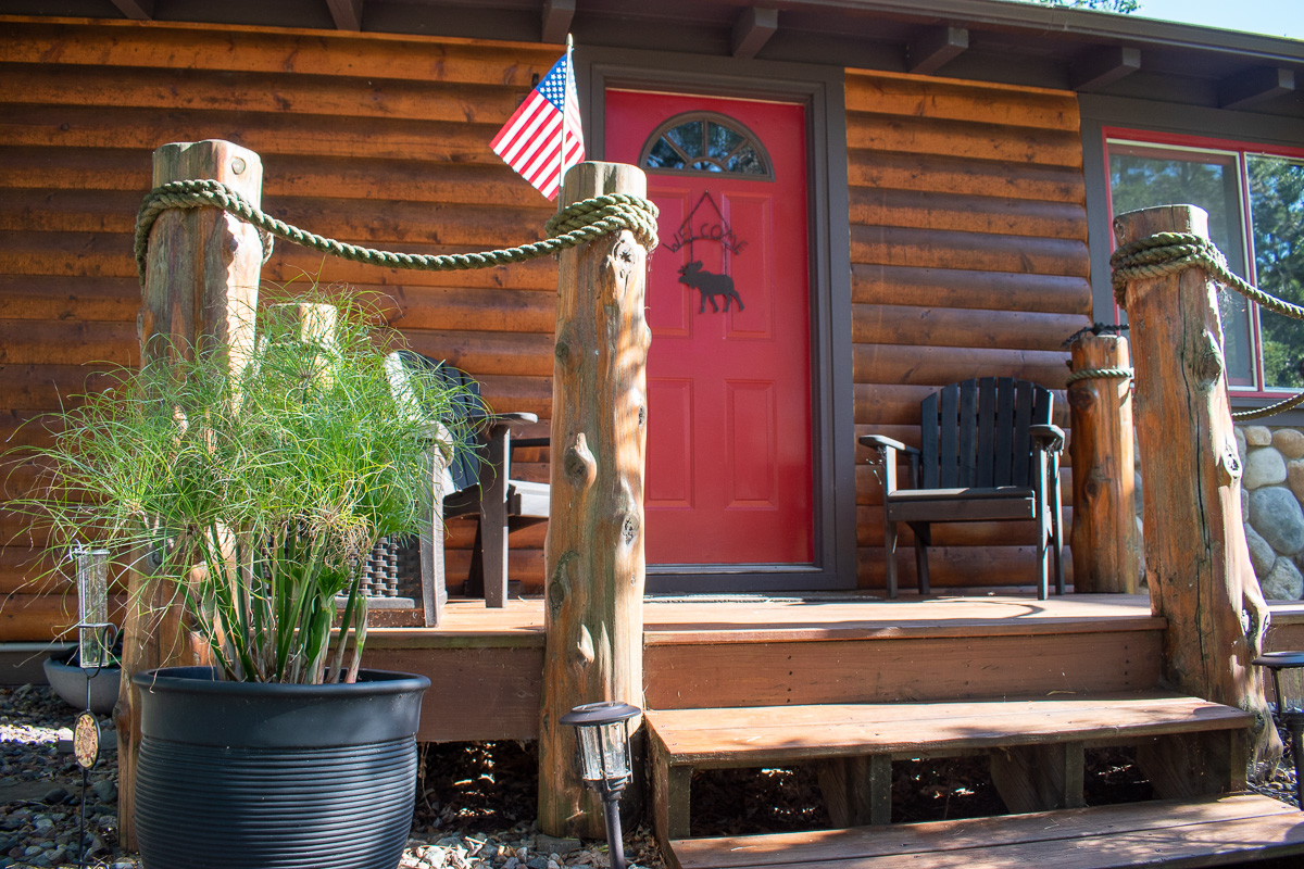 Log Cabin on the Lake – Exterior Ideas Complete with Photos! - Cheryl ...