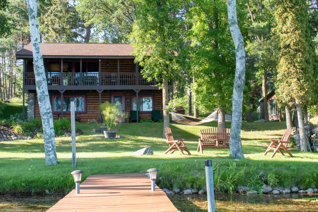 Log Cabin on the Lake – Exterior Ideas Complete with Photos! - Cheryl ...