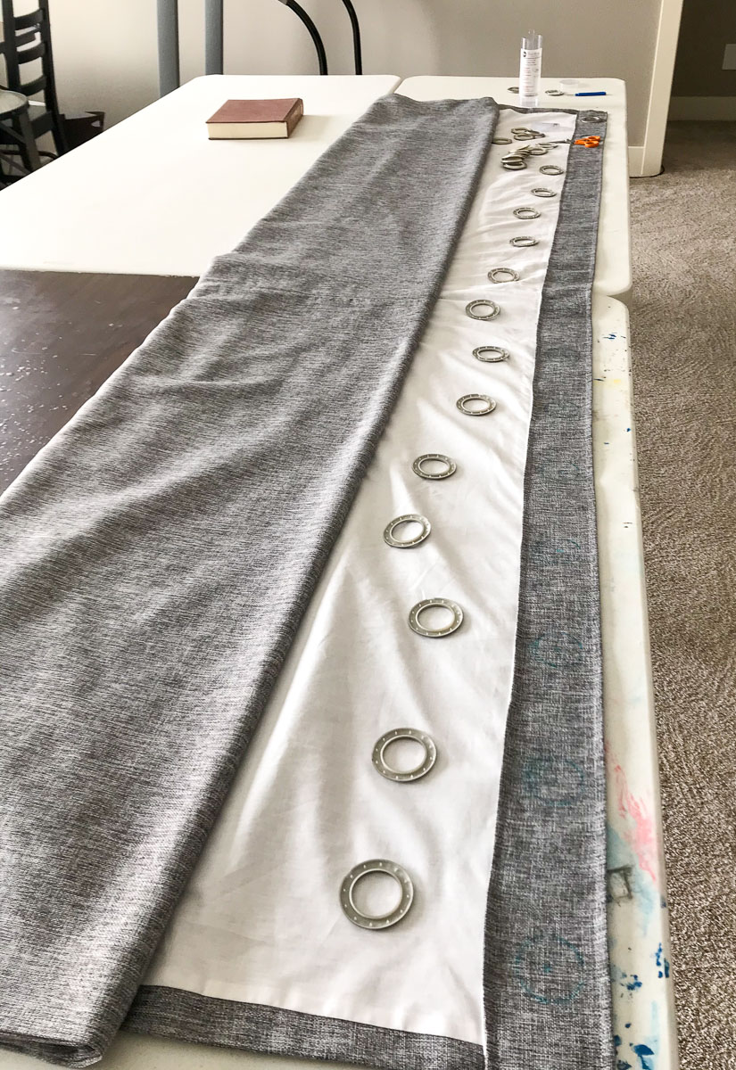 How to Sew Fully Lined Grommet Curtains the Right Way!